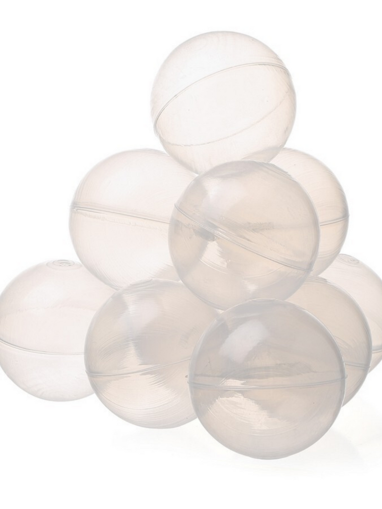 50 Balls " Clear"| Ball Pit Balls | Sensory Toy | Plastic Balls – Boomboleo