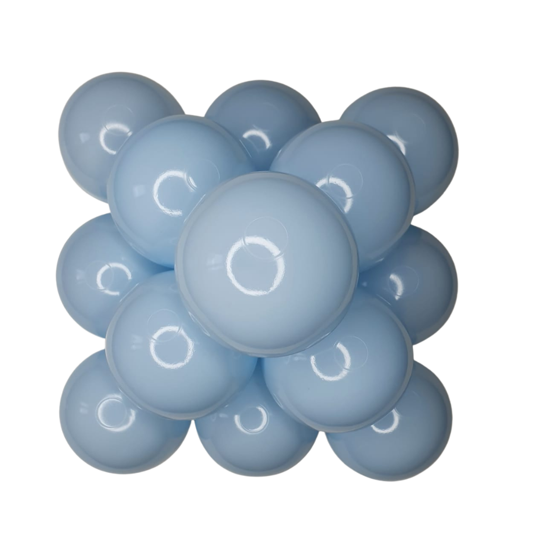 50 Balls " Light Blue"| Ball Pit Balls | Baby Blue Balls |Plastic Ball ...