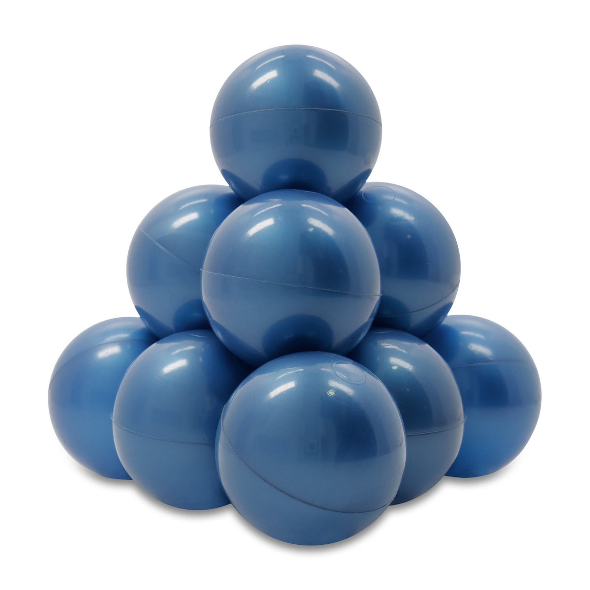 50 Balls " Blue Metallic" | Ball Pit Balls |Plastic Balls |Sensory Toy ...