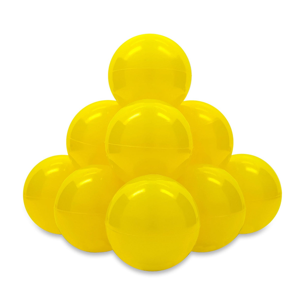 50 Balls "Yellow"| Ball Pit Balls| Plastic Balls| Sensory Toy | Bright ...